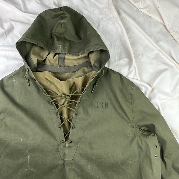 Vintage | Jackets & Coats | 94s Wwii Us Navy Rain Smock Od Green | Poshmark